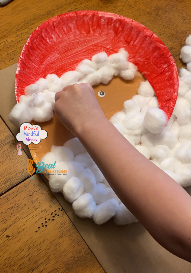 Paper Plate Santa: Free Kids Craft Project - Beal Creations